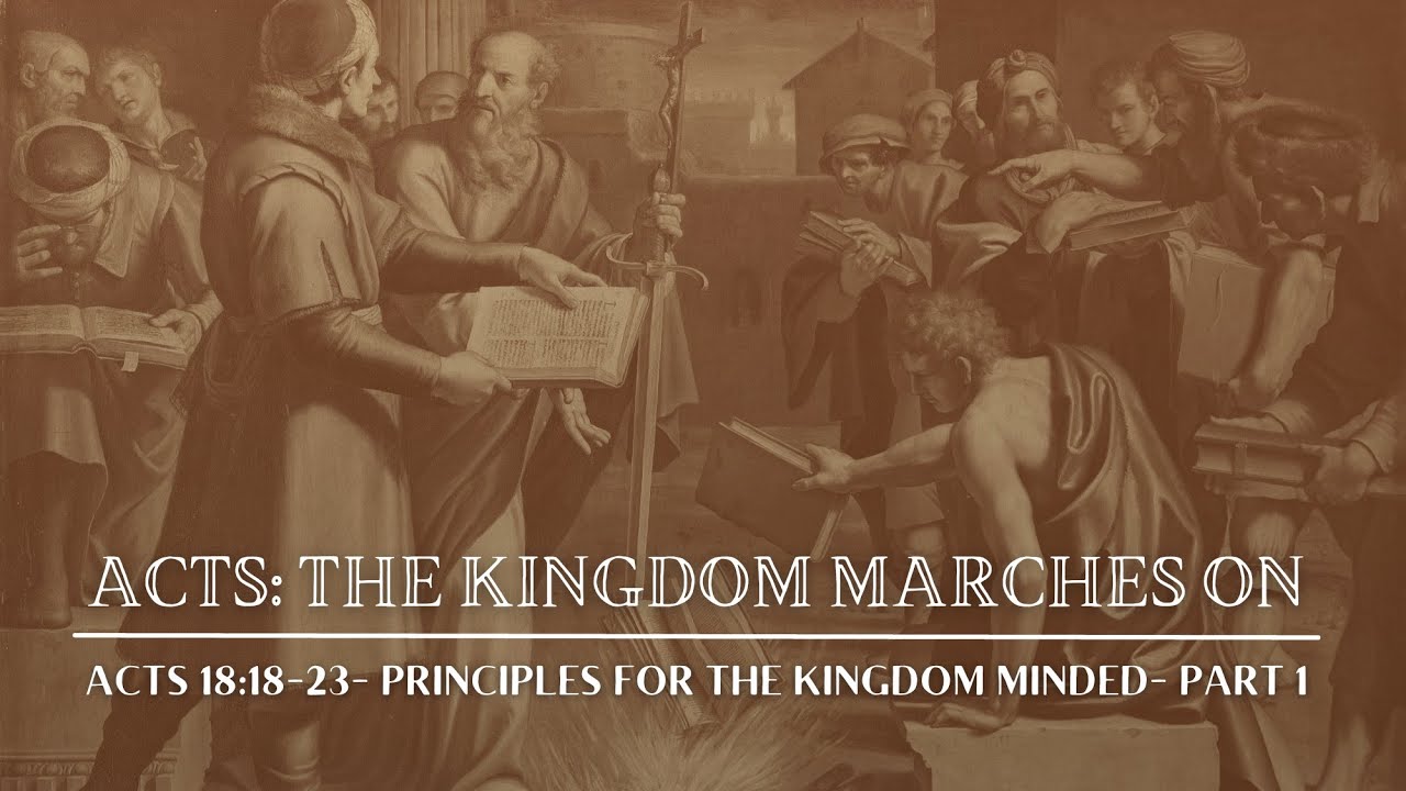 November 6, 2022 Live Service - Principles for the Kingdom Minded Part ...