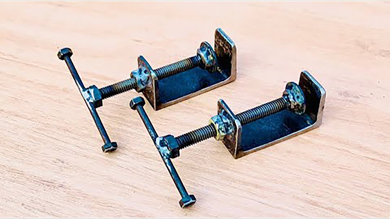 How to Make the Coolest C Clamps DIY - Welding Table Clamps Useful ...