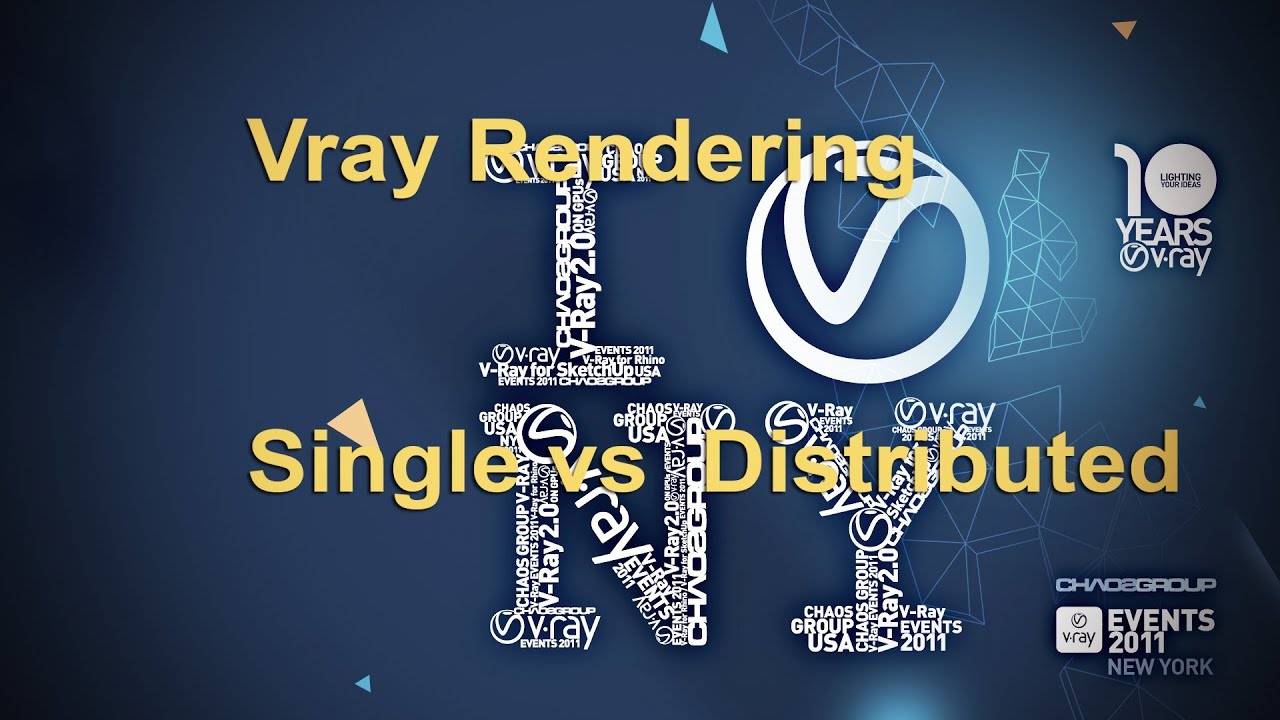 Vray Distributed Rendering VS Single Machine [ Split Screen] - YouTube