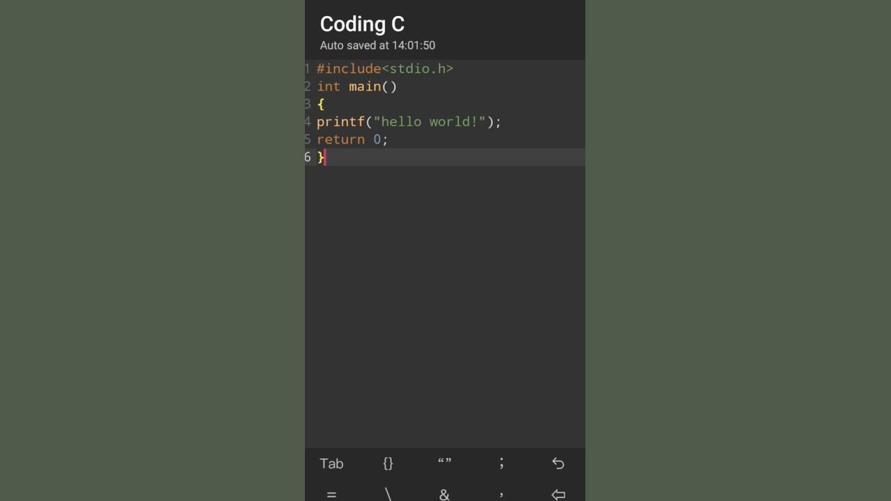 C Language Me Hello World Kaise Print Kare Coding Code Prime Python Javascript C Code