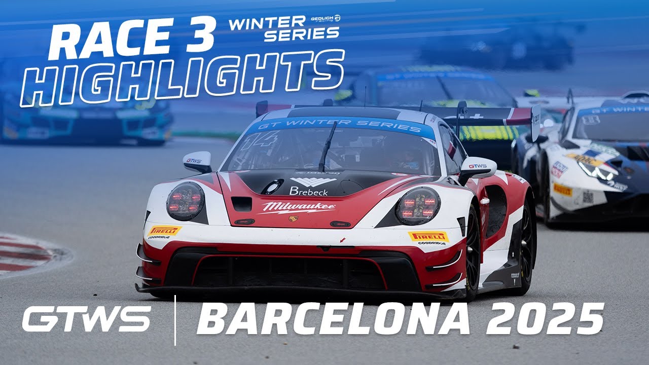 Race 3 Highlights | 2025 GT Winter Series Barcelona - YouTube