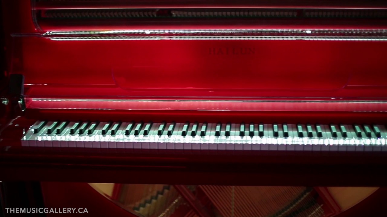 Red Upright Piano