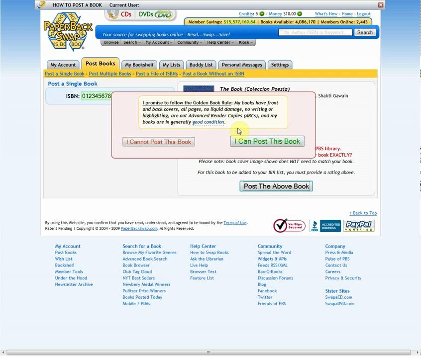 how to post a book - YouTube