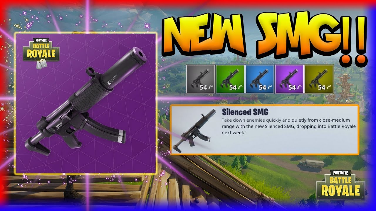 NEW SMG IN FORTNITE! *NEW SMG FORTNITE * (Fortnite Battle Royale) - YouTube