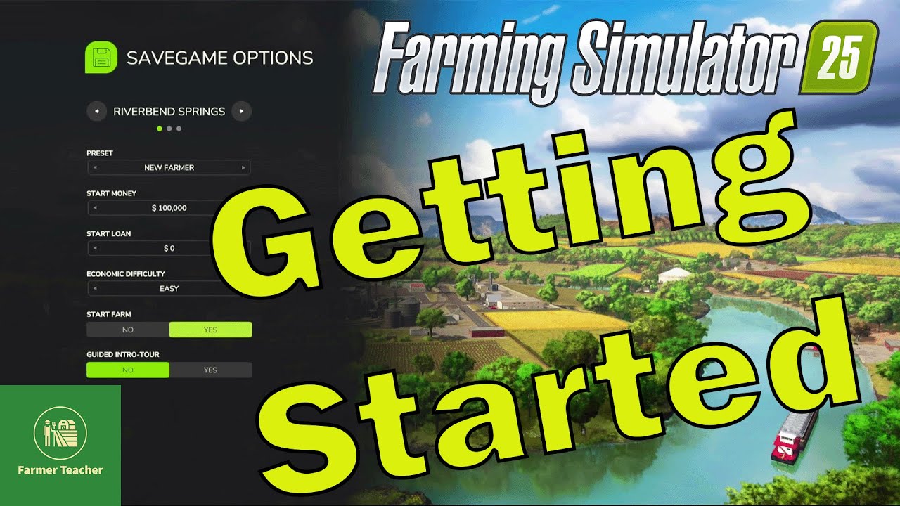New To Farming Simulator 25? How To Get Started! - YouTube