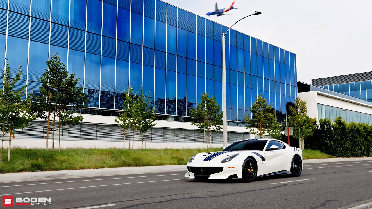 Ferrari F12 TDF Titanium Exhaust, Two Birds Get Stuck in the Shop ...