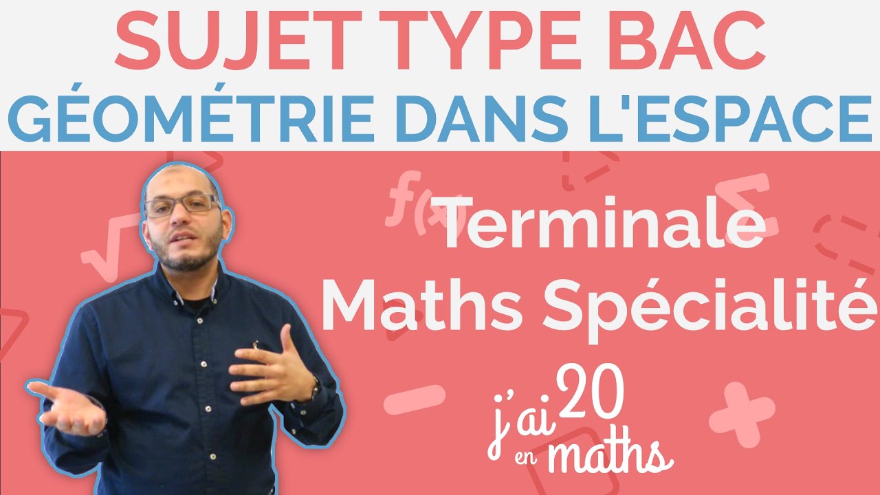 Géométrie dans l'espace - Sujet Type Bac 2024 - Terminale Maths ...