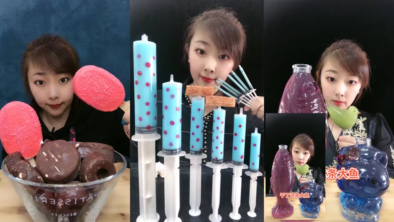 [ASMR] Drinks Are Colored | Sound Drink🥤 #30 - YouTube