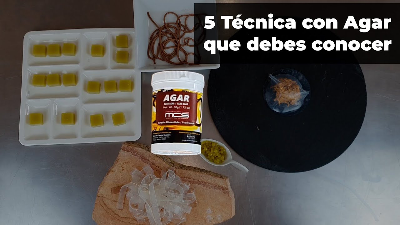 Cómo usar el Agar Agar en la cocina molecular 2023 - YouTube