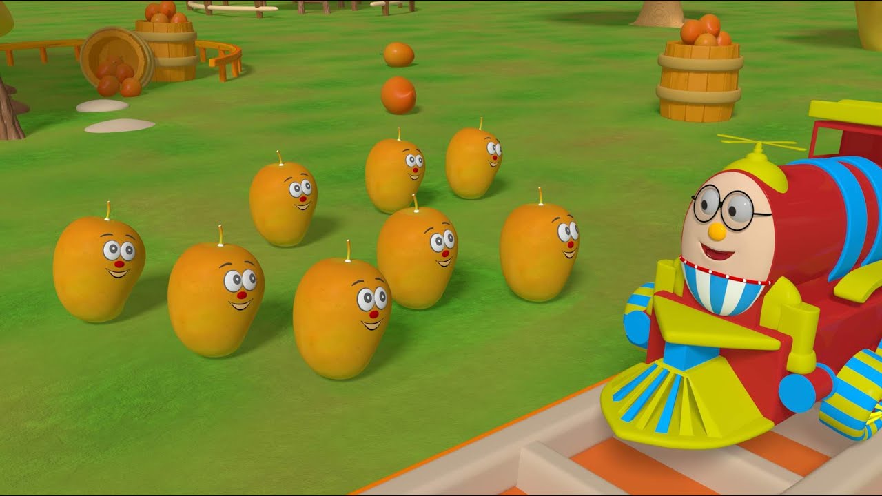 Learn about fruits on this adventure ride with Humpty the train ...