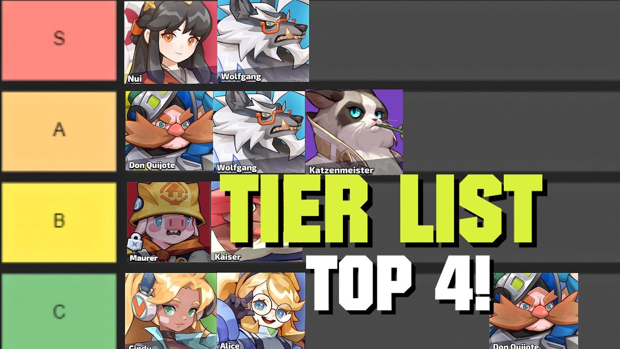 SMASH LEGENDS ( Tier List / Rangliste ) - TOP 4! Die Optisch schönsten ...