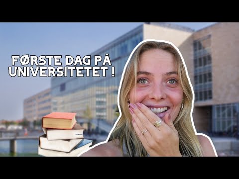 Mine tanker om første dag på Uni // Vlog