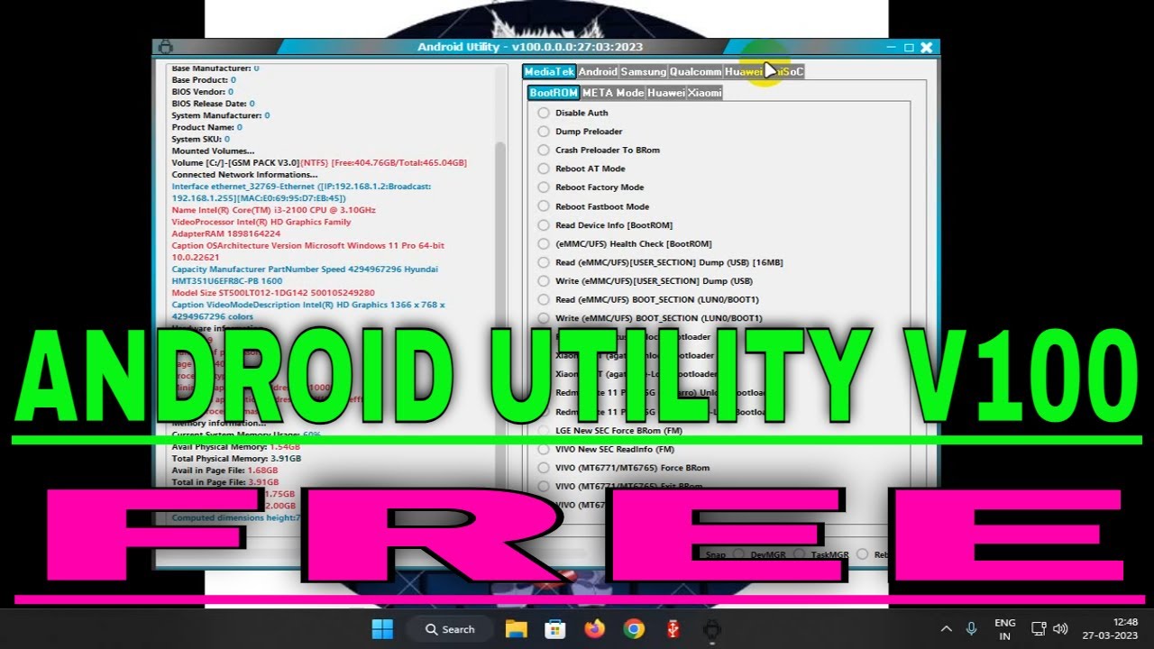 Android Utility V100: New Features and Improvements | MTK META Utility ...
