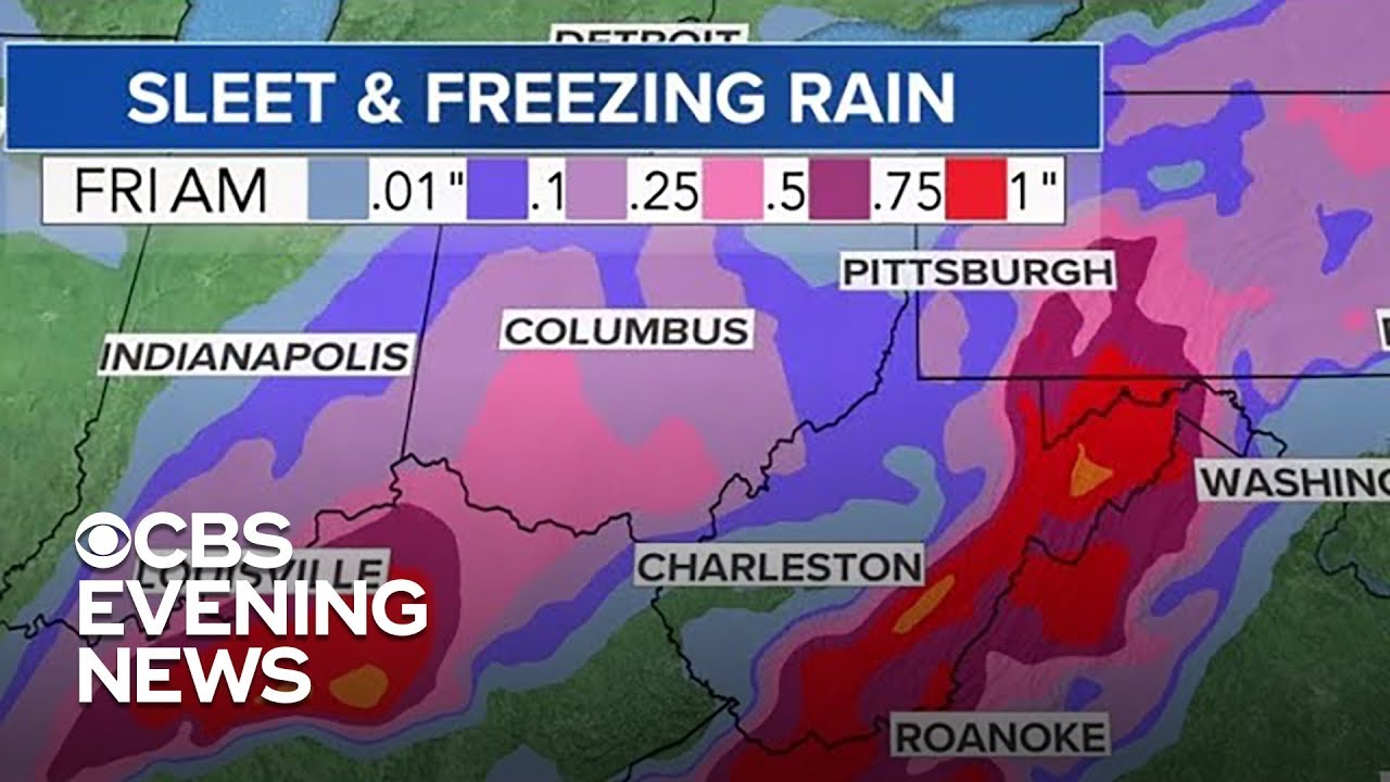 Tracking the first winter storm of the season - YouTube