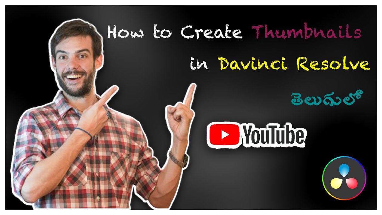 How to Create Thumbnail in Davinci Resolve || Requested Video ...
