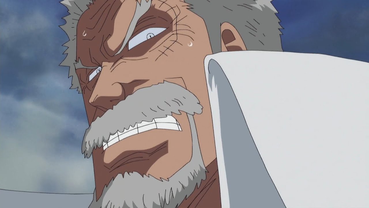 Garp got angry when Luffy was beaten by admirals (English Sub) - YouTube