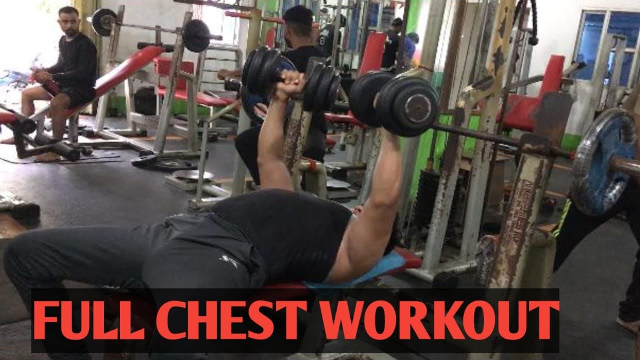 Full chest workout at gym || best chest workout - YouTube