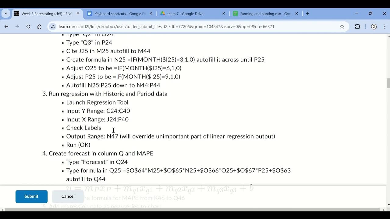 Week 3 part A step 4 seasonal regression - YouTube