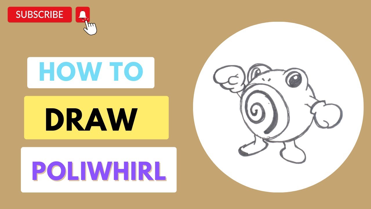 HOW TO DRAW POLIWHIRL - CARTOON DRAWING - YouTube