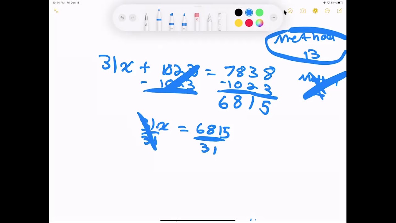 YOU MUST LEARN THIS ALGEBRAIC METHOD - YouTube