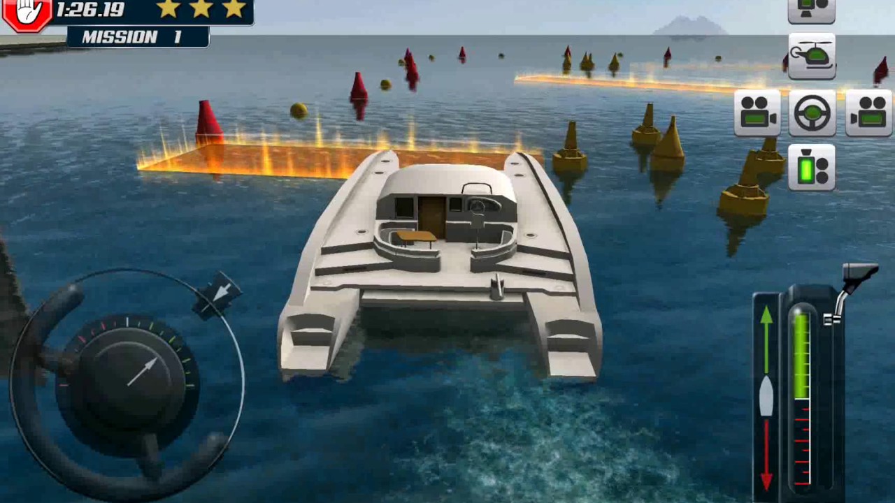 3D Boat Parking Simulator Game #05 Catamaran Android GamePlay HD - YouTube