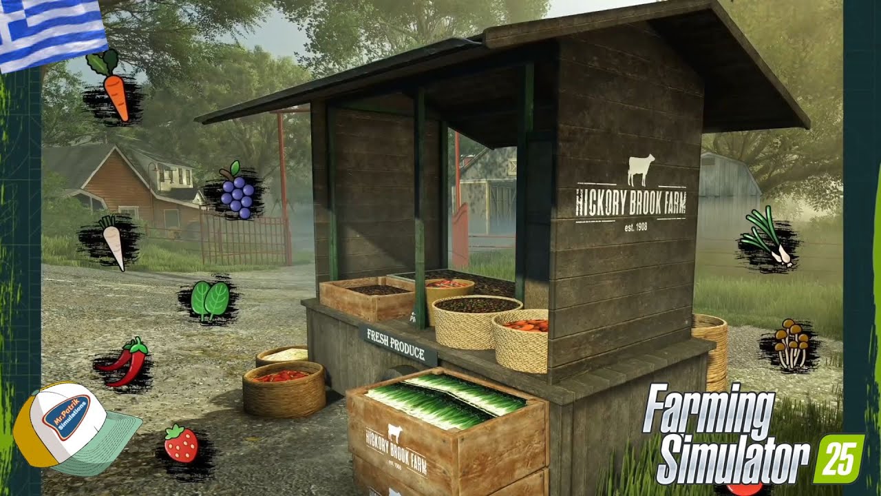 FARMING SIMULATOR 25 /ΝΕΑ ΠΡΟΙΟΝΤΑ ΠΑΡΑΓΩΓΗΣ ΑΠΟ ΤΑ ΘΕΡΜΟΚΗΠΙΑ ΚΑΙ ...
