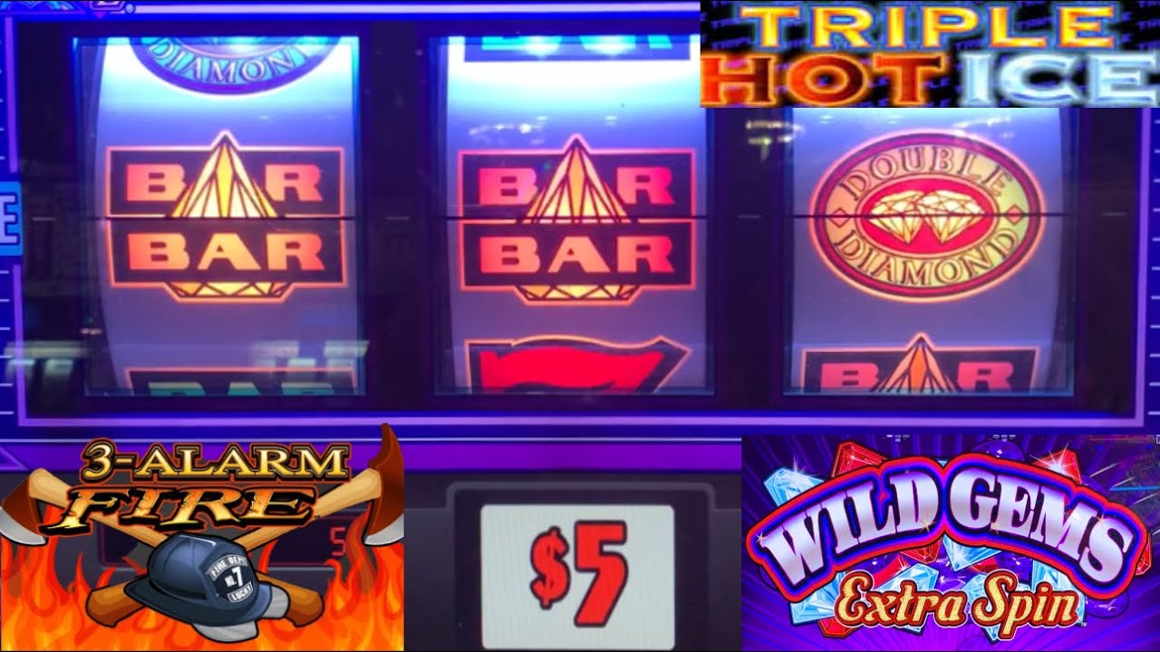 3 Reel Slots! Wild Gems Extra Spin + Double Diamond Deluxe + Triple Hot ...
