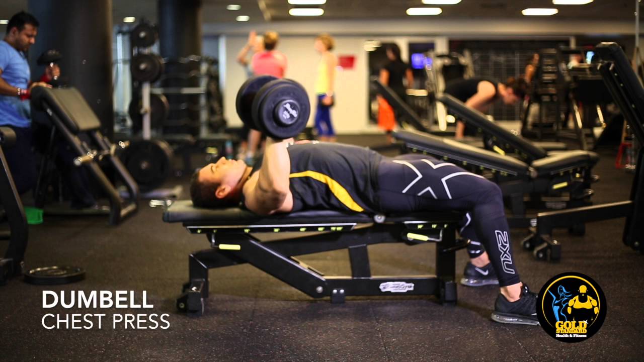 How to do a Dumbell Chest Press - YouTube