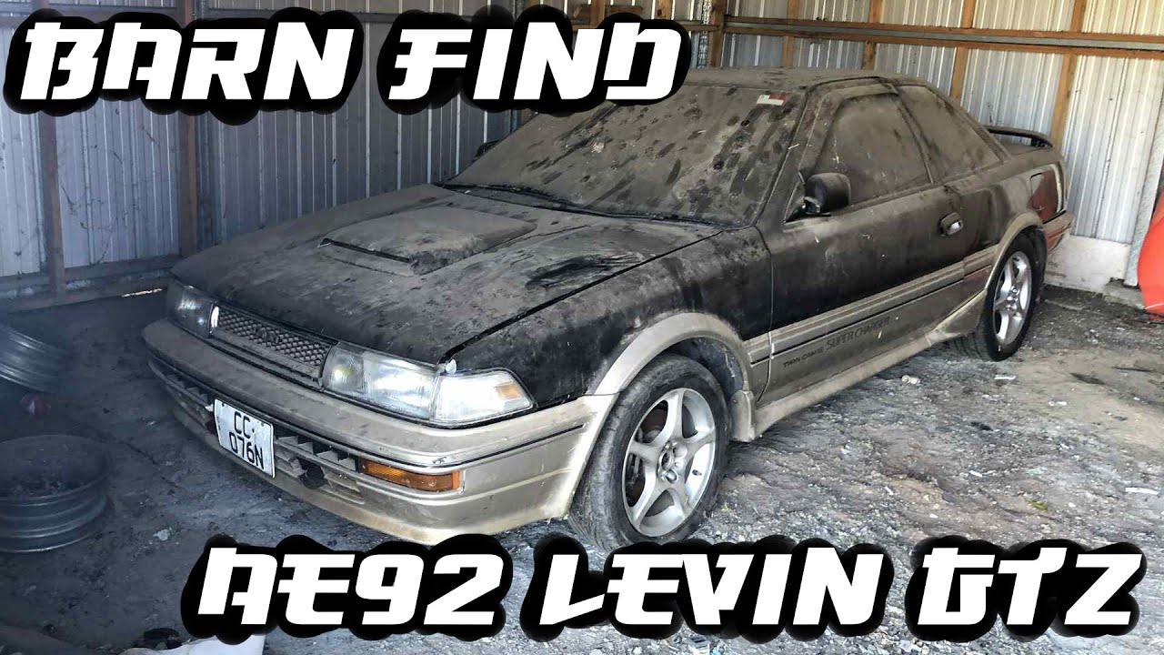 Saving a JDM Legend - AE92 Toyota Levin GTZ Barnfind - YouTube