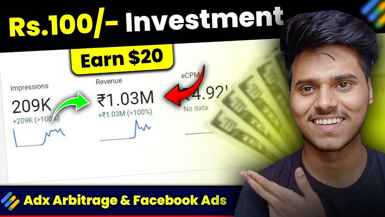 Adx Arbitrage & Facebook Ads 2025 | Earn $200 Day in Google Adsense | $200 Daily Earning Ad ...