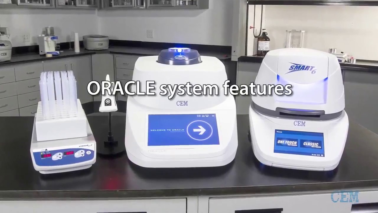 Analizador de grasas: CEM Oracle - YouTube