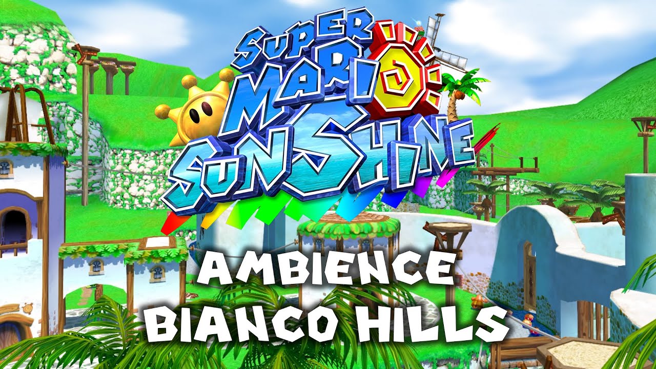 Super Mario Sunshine • Ambience Bianco Hills • 4K - YouTube