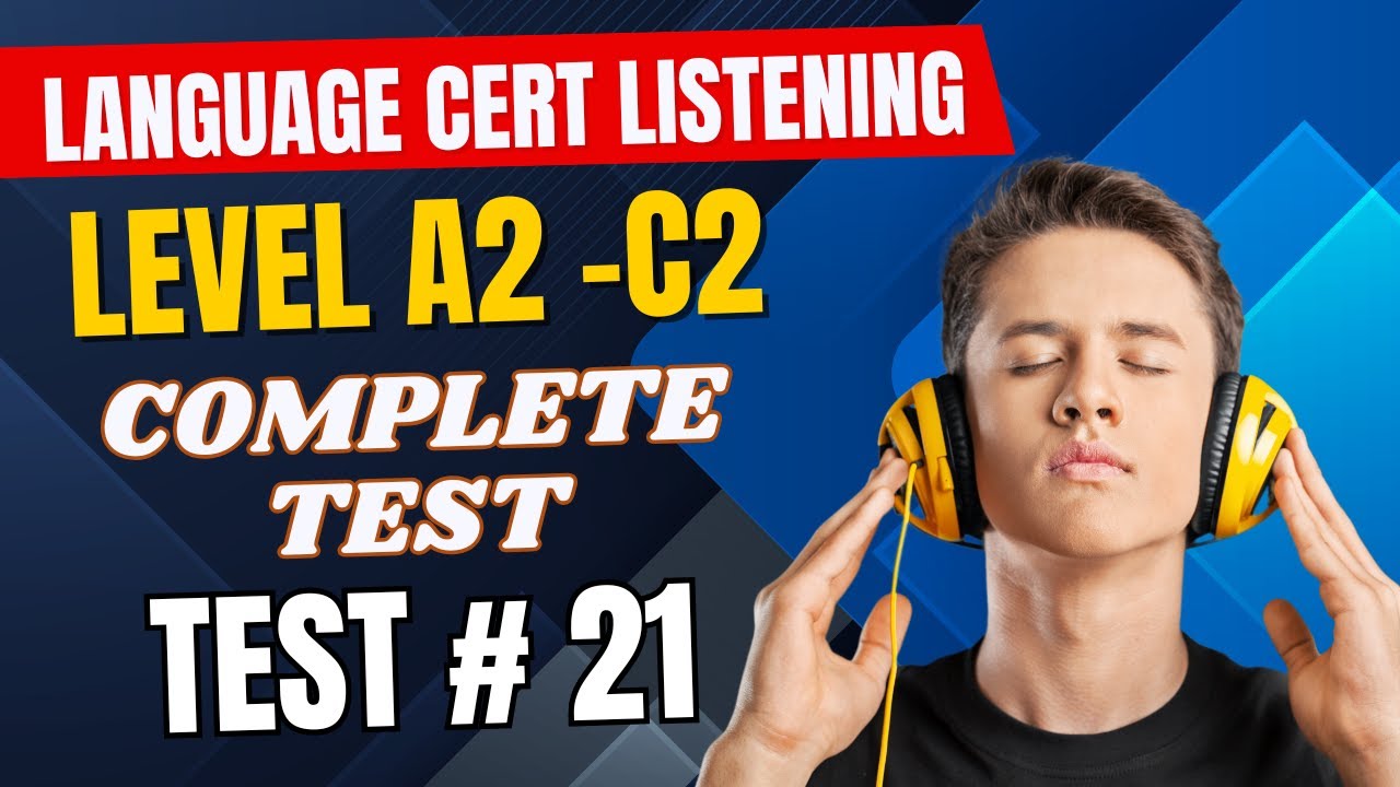 B1 Level Language Cert Listening Practice Test | SELT Listening ...