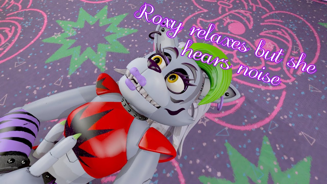 [SFM/FNAF] Roxy lies down on the floor - YouTube