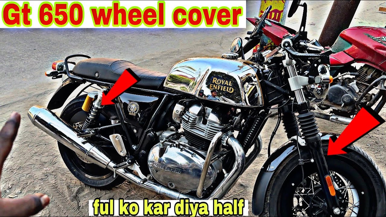 Royal Enfield Gt 650 | modification | wheel cover | GT Continental ...