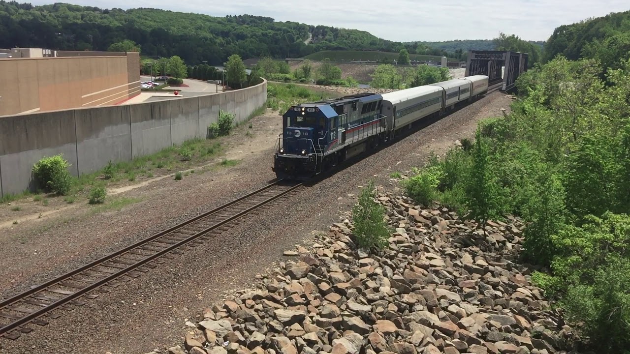 Waterbury train @ Ansonia - YouTube
