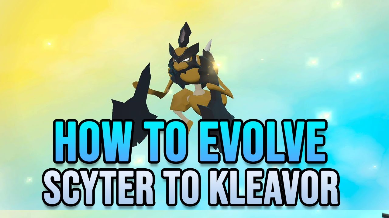 HOW TO EVOLVE SCYTHER TO KLEAVOR IN POKEMON LEGENDS ARCEUS - YouTube