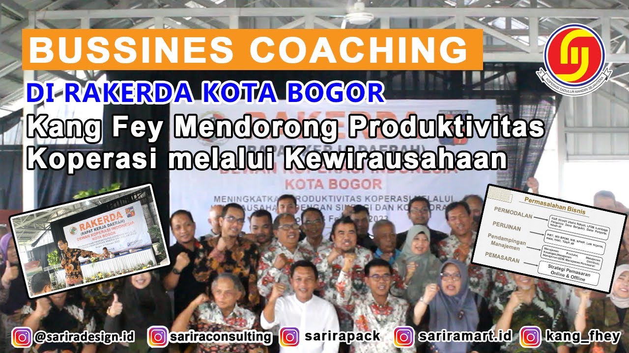 motivasi bisnis koperasi bersama dekopinda kota bogor - YouTube