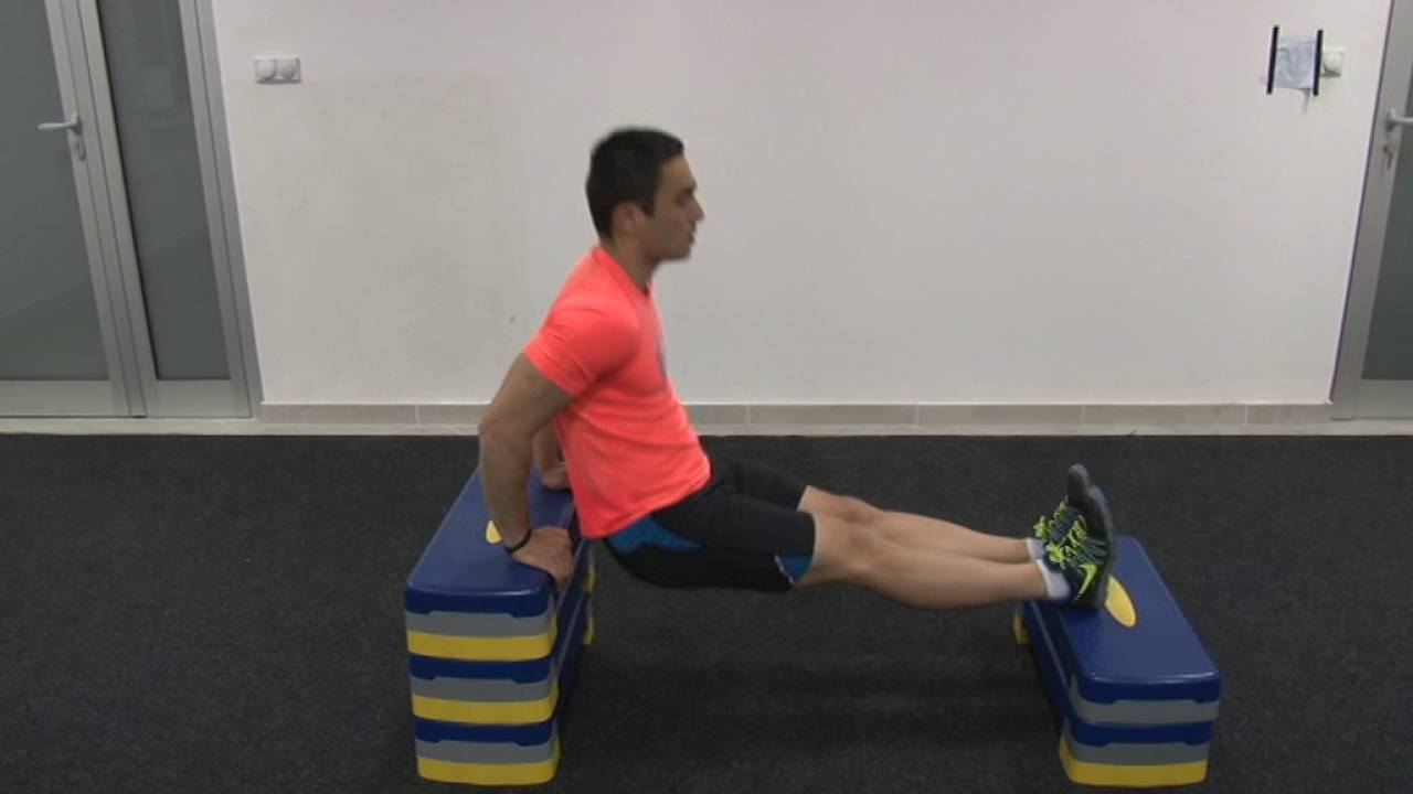 Three Point Bench Dip - YouTube