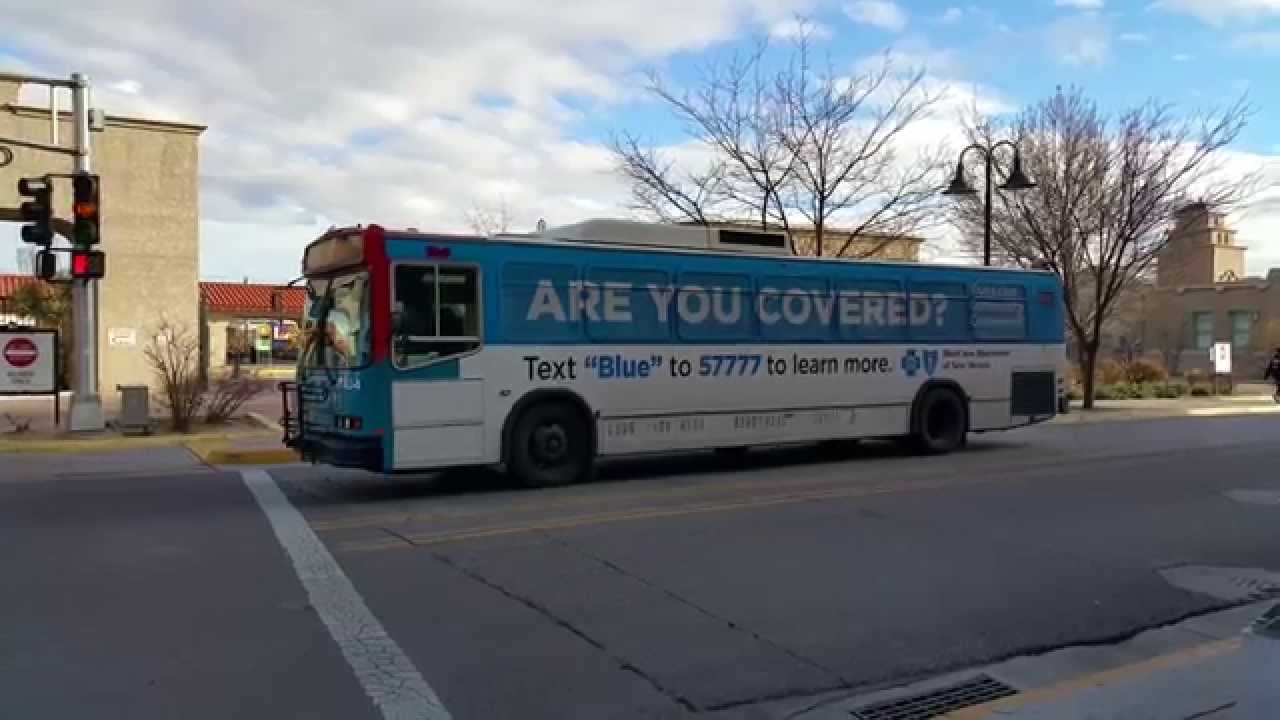 ABQ RIDE NEOPLAN AN440 BUS 334 RUNNING THE 40 D RIDE - YouTube