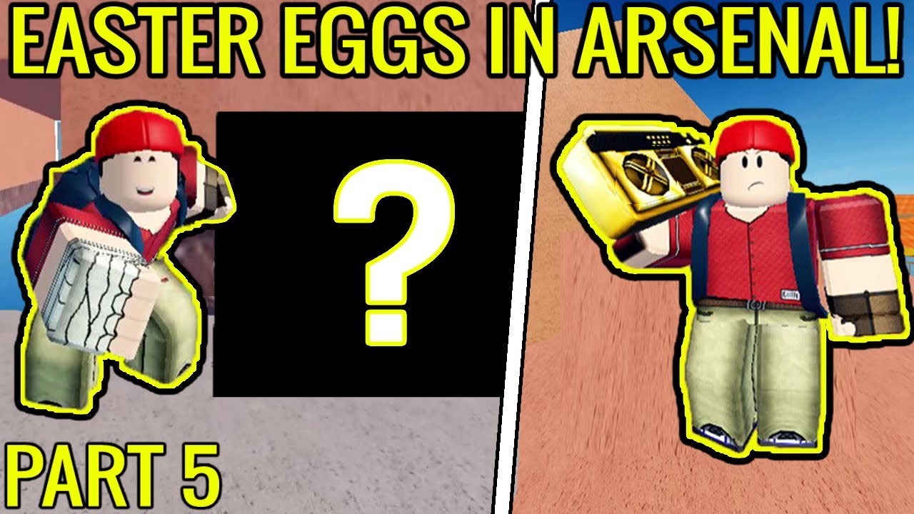 SECRETS and EASTER EGGS IN ARSENAL! (ROBLOX) | PART 5 - YouTube