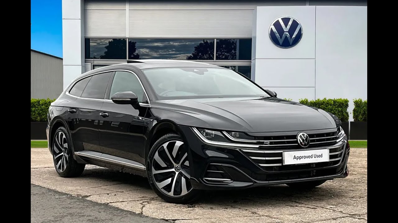 Approved Used Volkswagen Arteon R-Line 2.0 TDI 200PS DSG in Deep Black ...