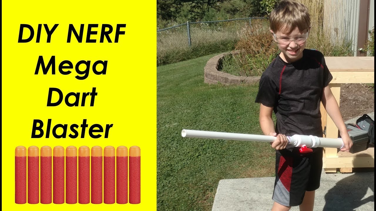 DIY Nerf Mega Blaster - YouTube