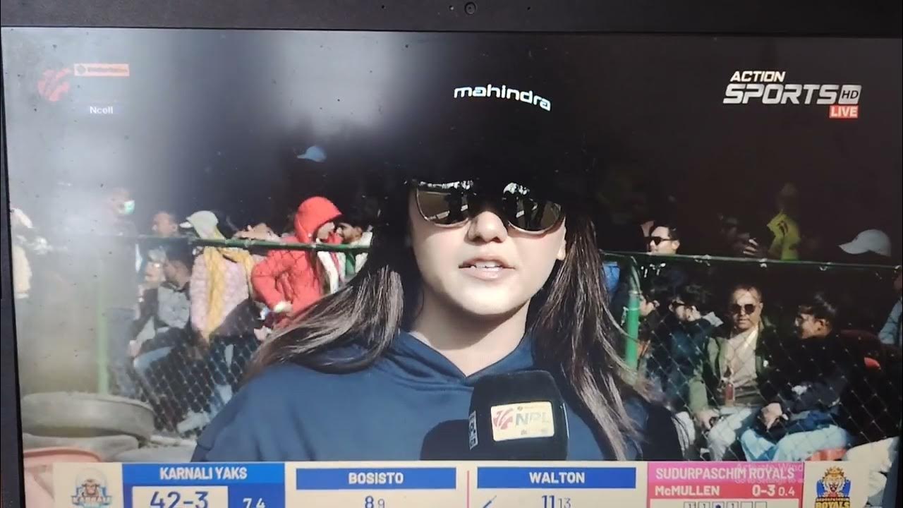 Swastima Khadka... face of karnali yaks for Npl #nepal #npl #nplcricket - YouTube