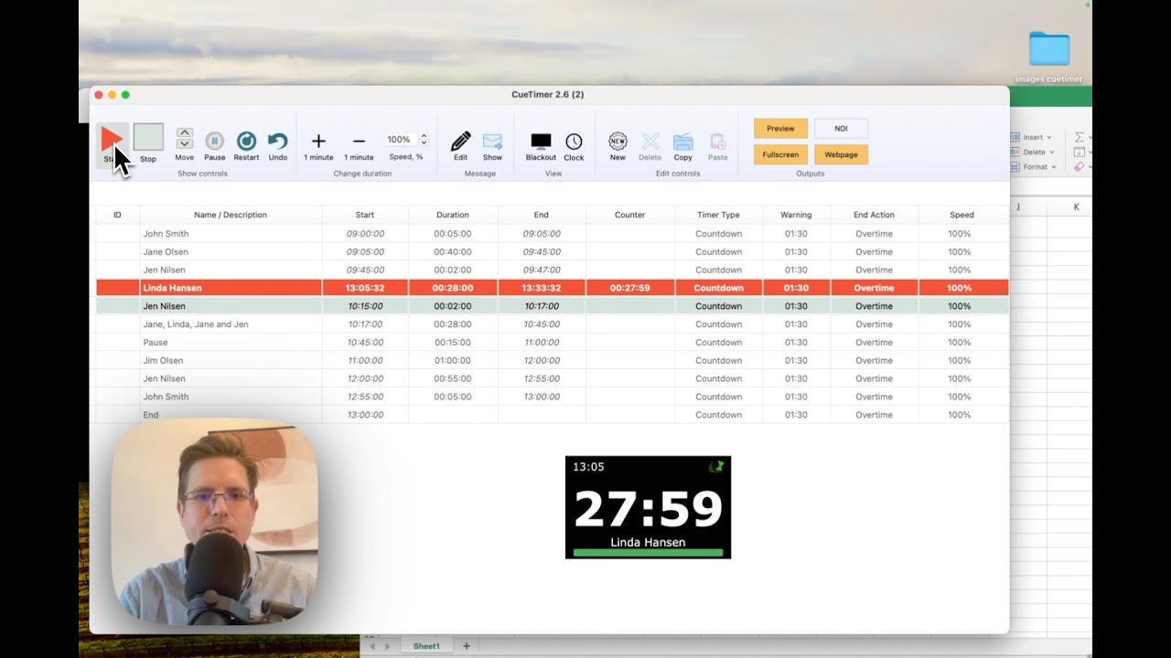 CueTimer walkthrough guide: Control and display presentation-timers ...