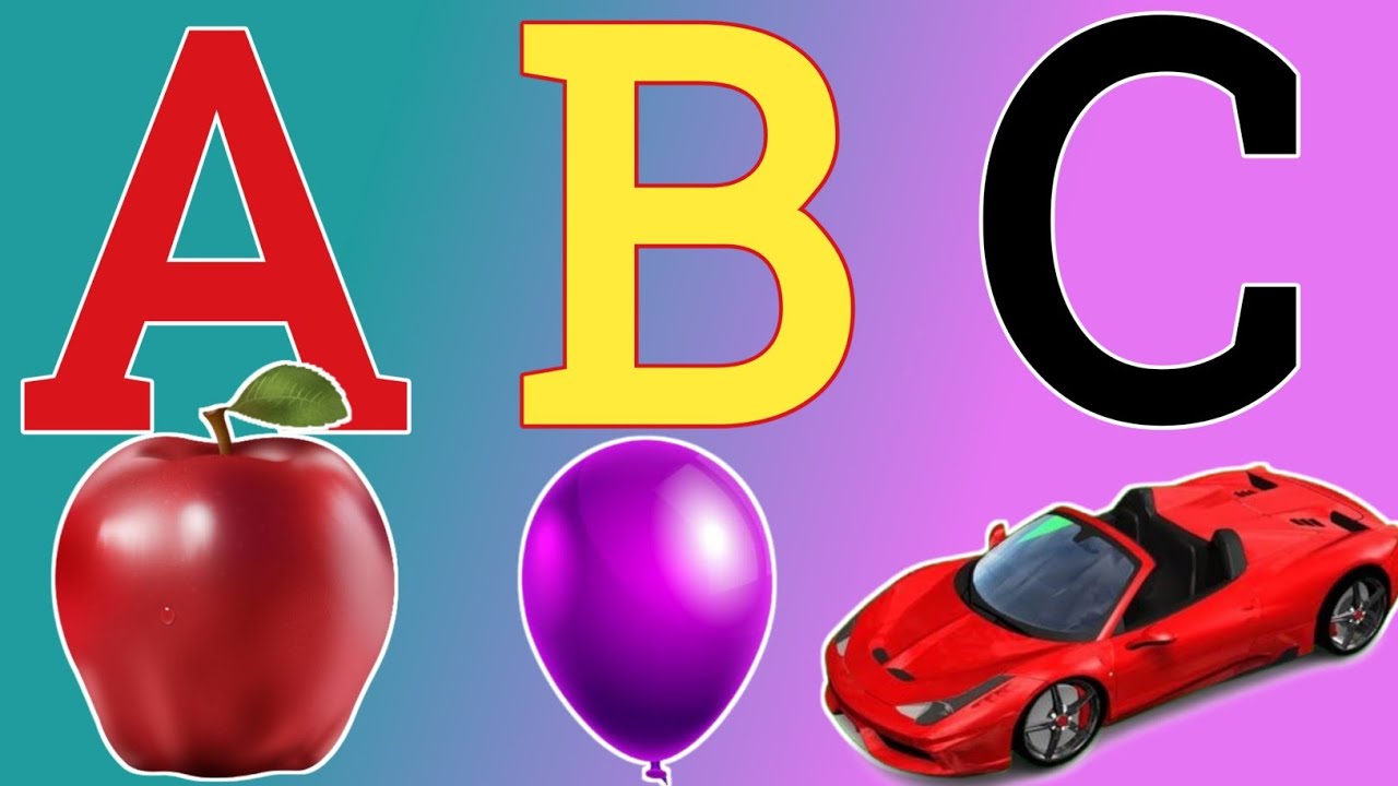 a b c d|a for apple a for ant | a b c d with four words #abcdcartoon # ...