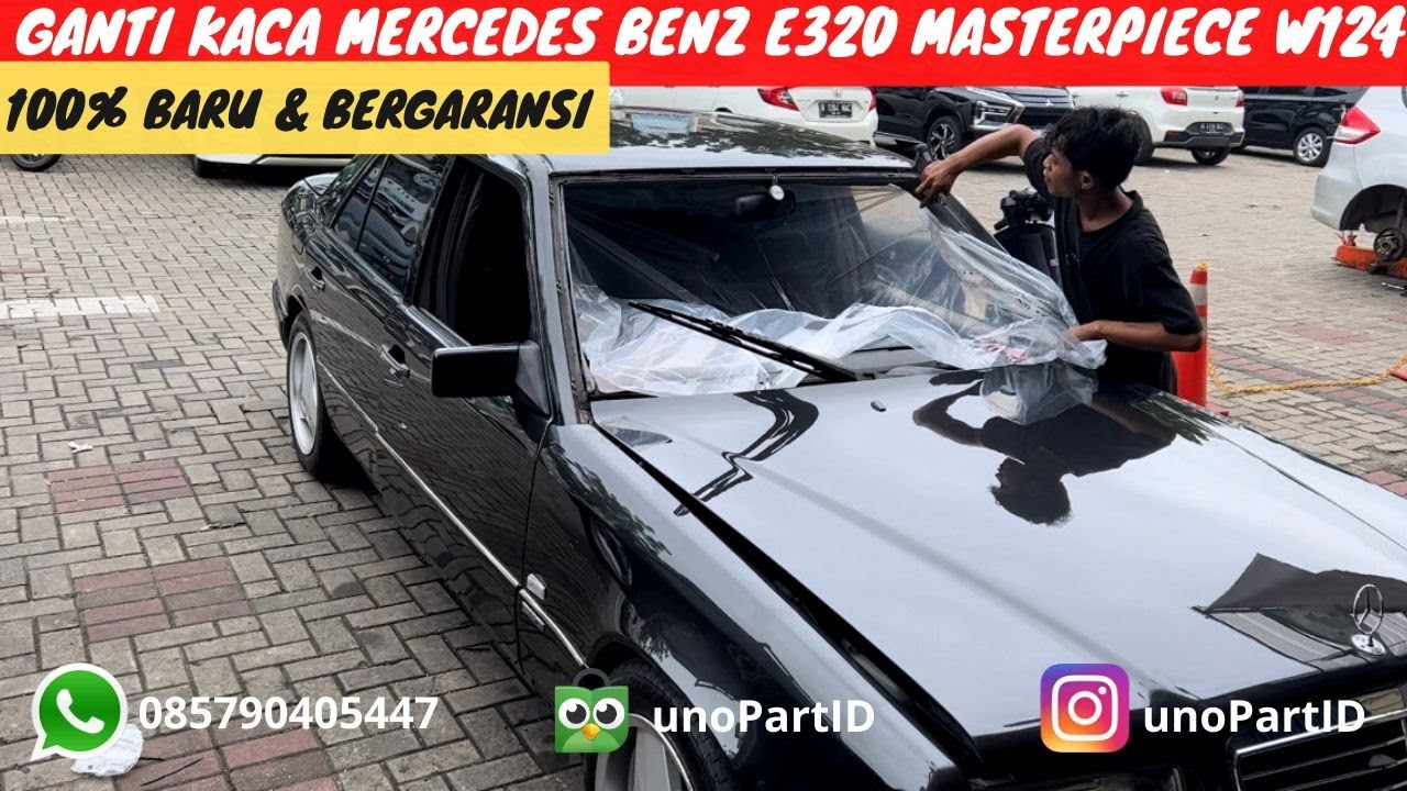 Mercedes Benz Classic : Proses Penggantian Kaca Depan Mercedes Benz ...