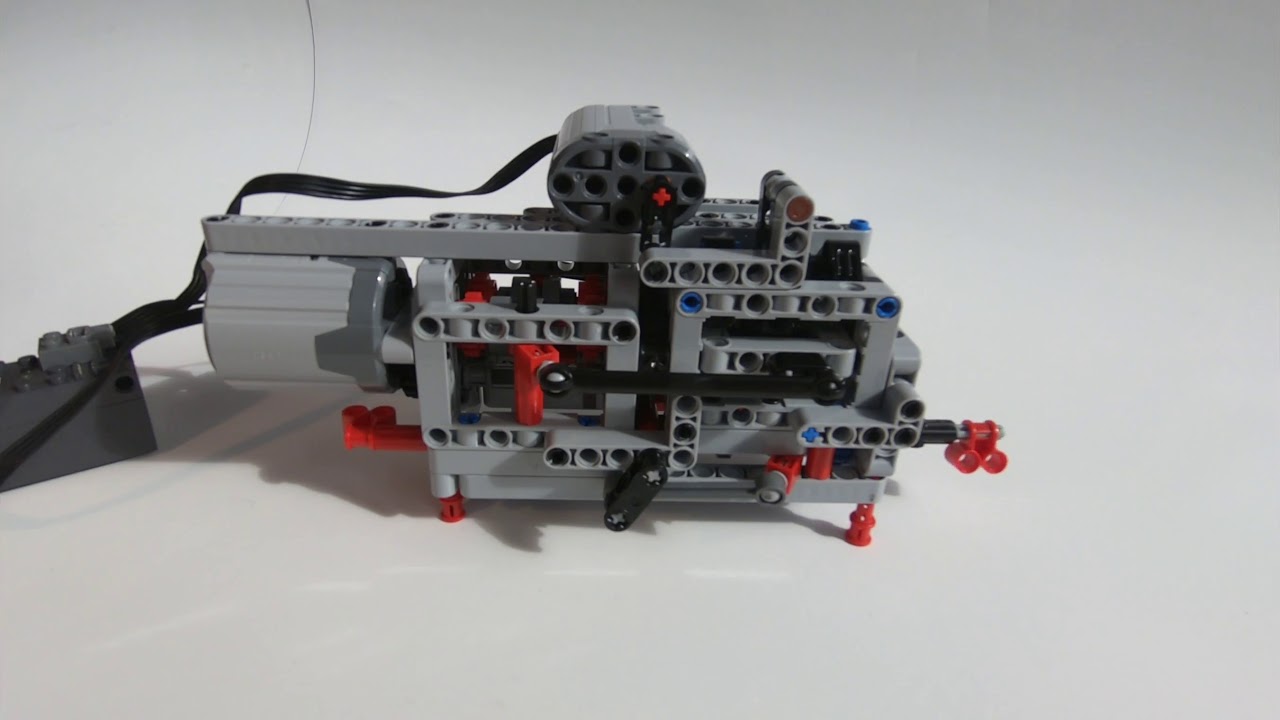 lego 8 speed gear box - YouTube
