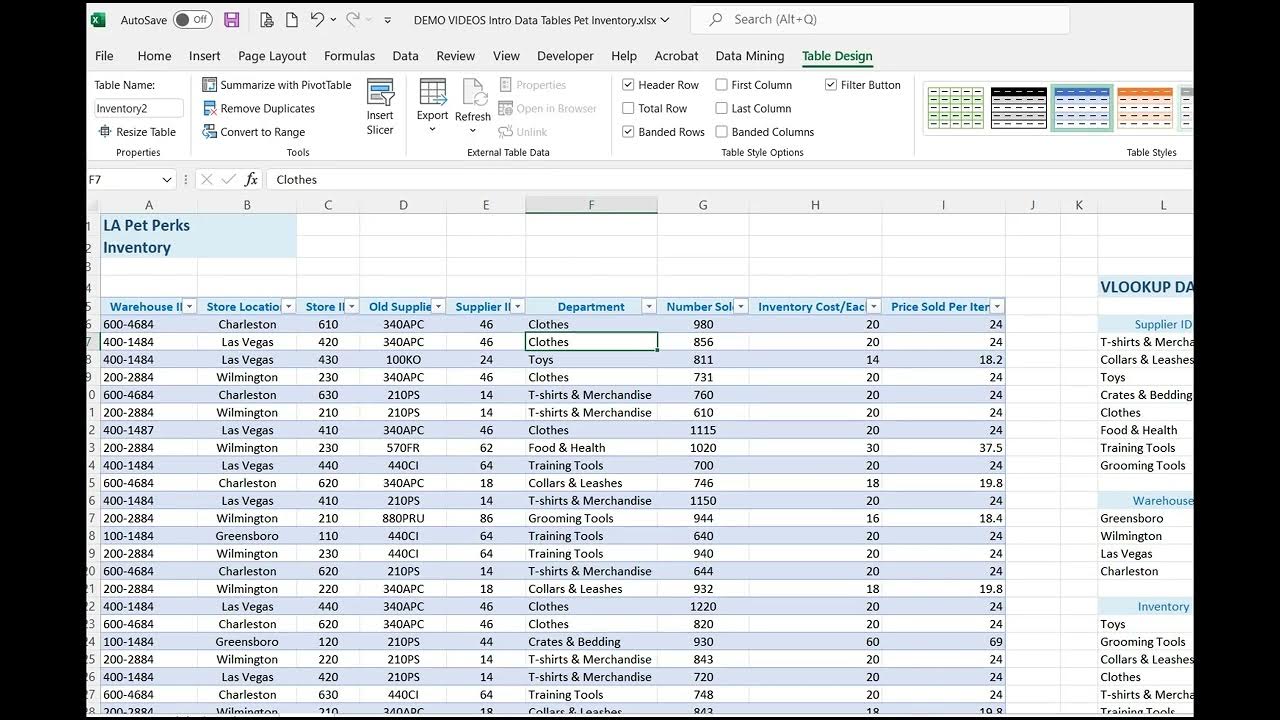 Excel How to Create and Use Data Tables - YouTube