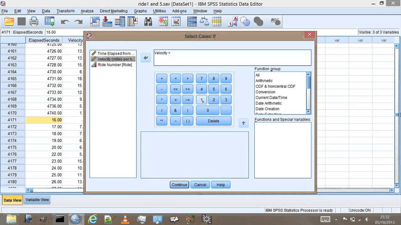 Comparing Means In Spss Youtube
